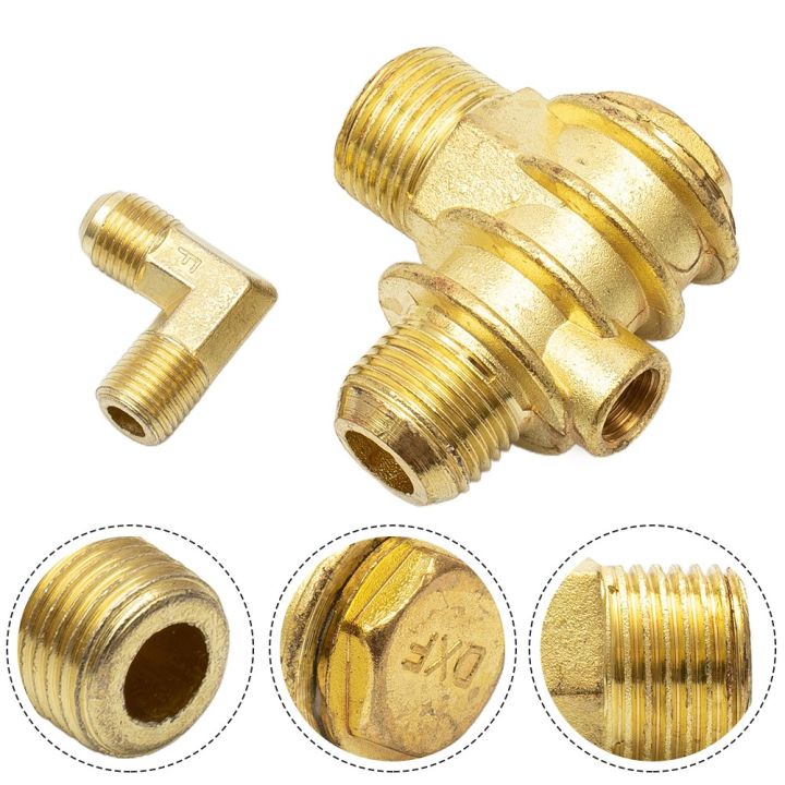 Workshop Replacement Air Compressor Check Valve Brass MaleThreaded 3 ...