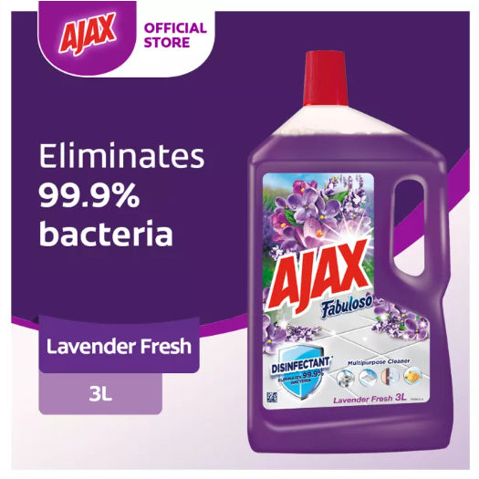 Ajax Fabuloso Multi Purpose Floor Cleaner Lavender 3L | Lazada