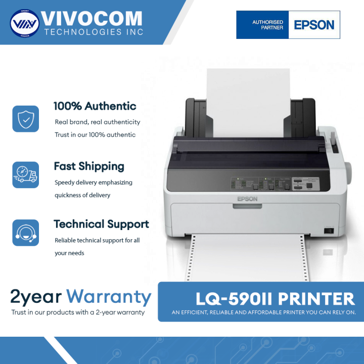 Epson LQ-590II Impact Printer AN EFFICIENT, RELIABLE AND AFFORDABLE ...