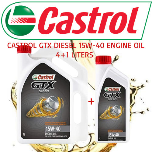 Castrol GTX Diesel 15W-40 Engine Oil 5 Liters | Lazada PH