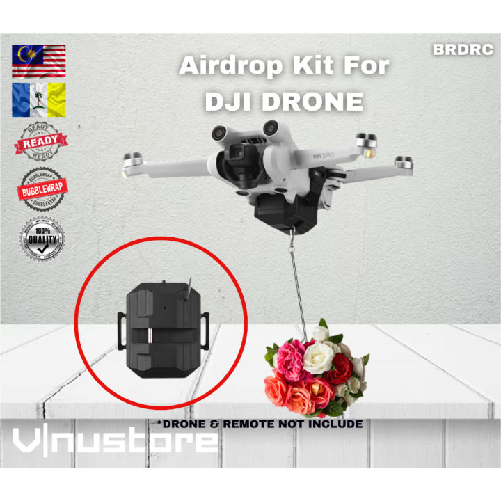 Airdrop Kit Thrower For DJI DRONE | Remote Controller Throw Hanging ...