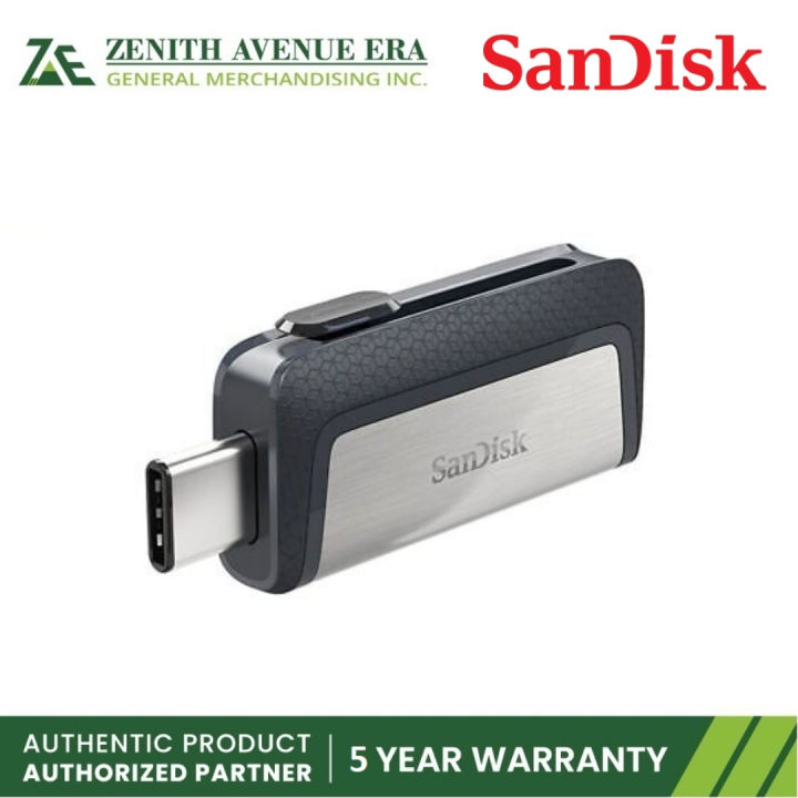 SanDisk Ultra SDDDC2 256GB OTG / Dual Drive USB 3.1 Type-C Reversible ...