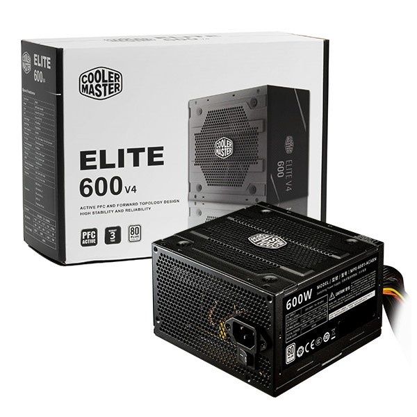 PSU Cooler Master 600 watt white 80+ - Elite V4 white | Lazada Indonesia