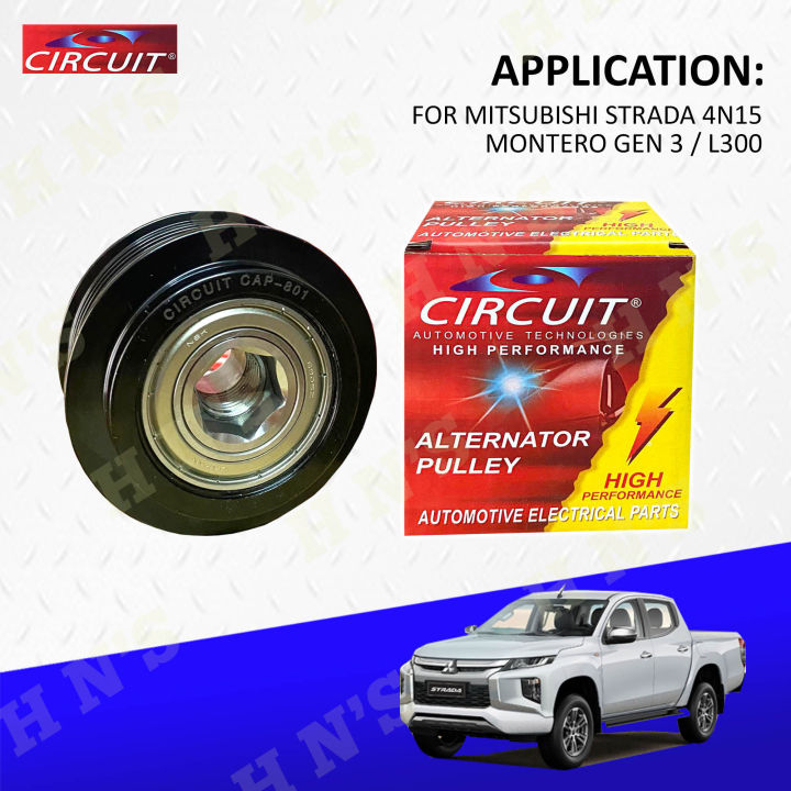 Circuit Alternator Pulley for Mitsubishi Montero Gen 3 / L300 / Strada ...