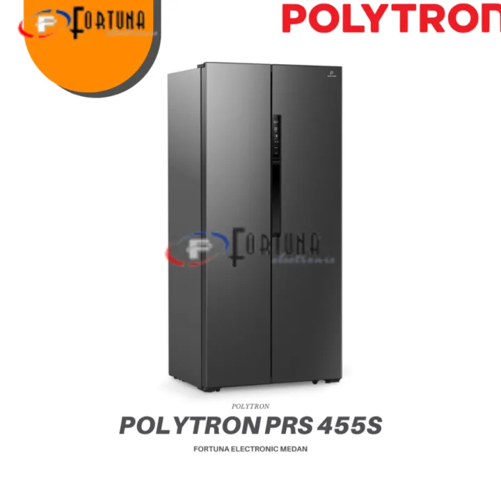 KULKAS POLYTRON SIDE BY SIDE PRS 455S KULKAS SIDE BY SIDE INVERTER 450 ...