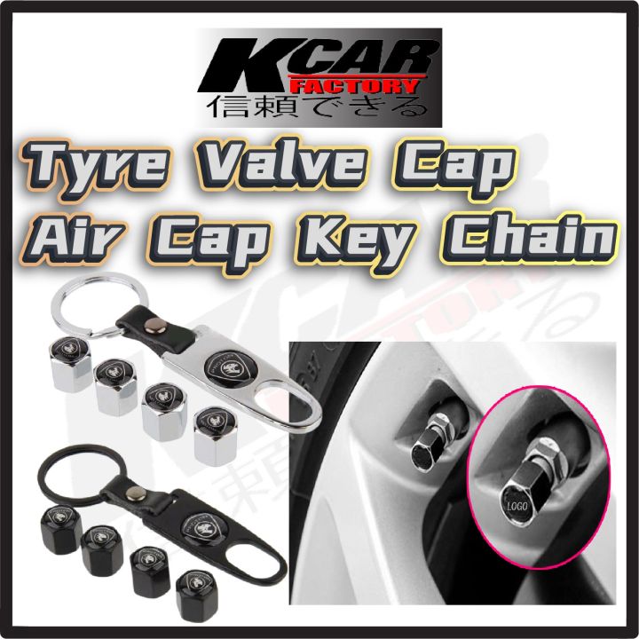 [ReadyStock]Proton Car Tyre Valve Cap Air Cap Key Chain X70 IRIZ SAGA ...