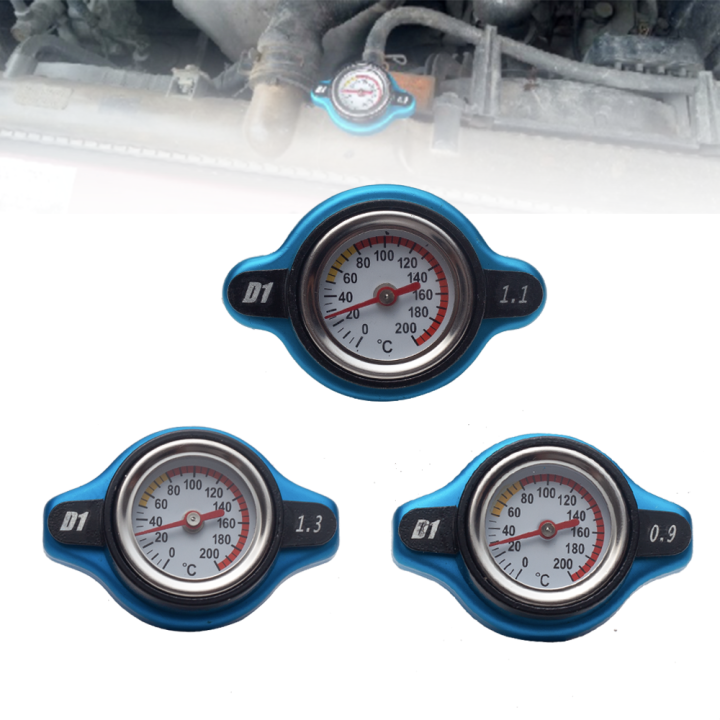D1 Spec Universal Car Auto Radiator Cap Water Temperature Meter ...