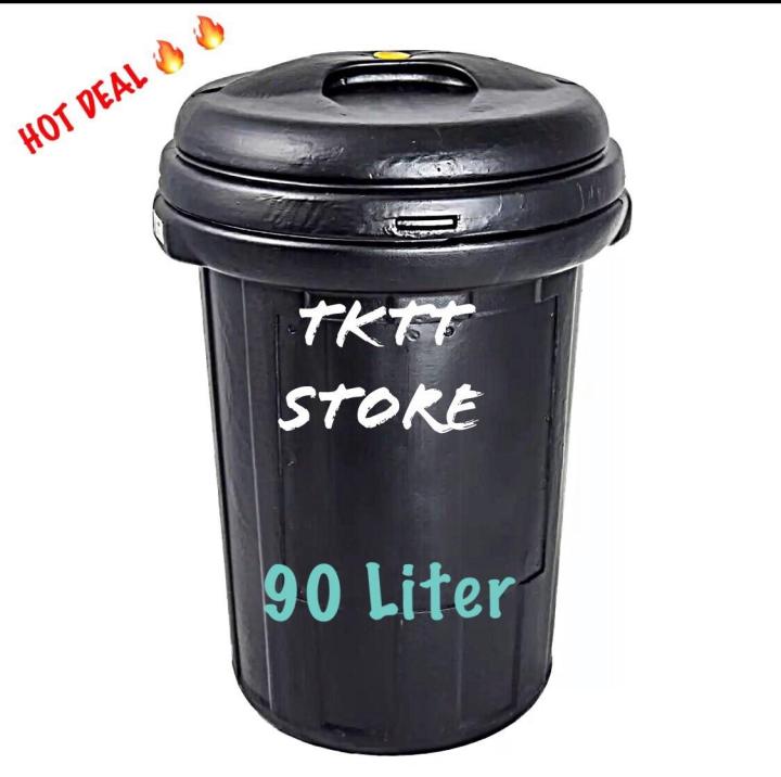 BELIMURAH 90 Liter Heavy Duty Fiber Dustbin/ Unbreakable Bin/ Long Last Bin/ Outdoor Bin ...