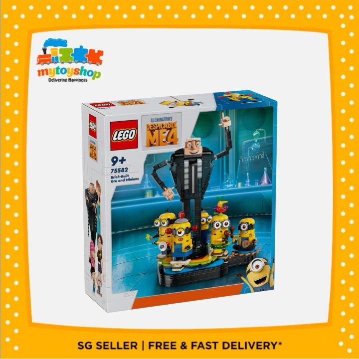 LEGO 75582 Despicable Me Brick Built GRU and Minions | Lazada Singapore