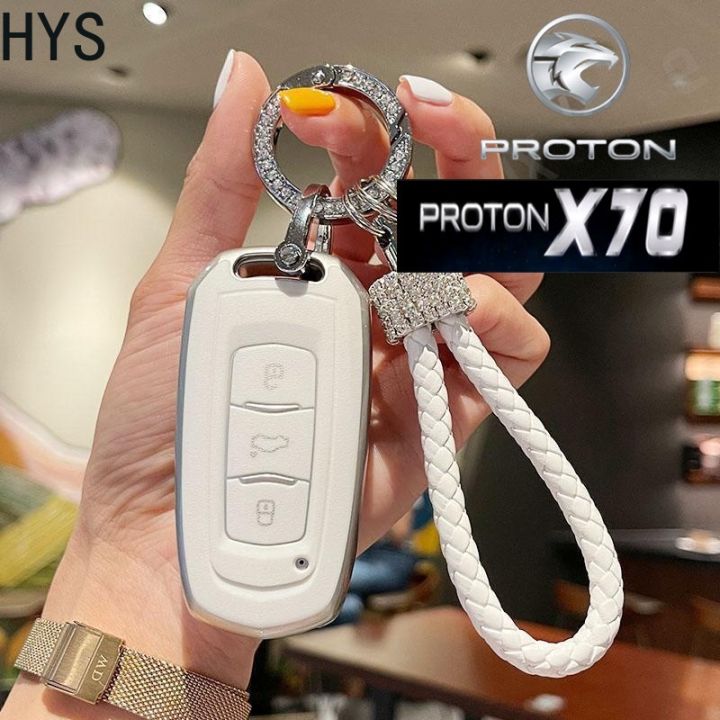 HYS Proton X70 key cover Chrome Reflection TPU Car Key Cover Key Fob ...