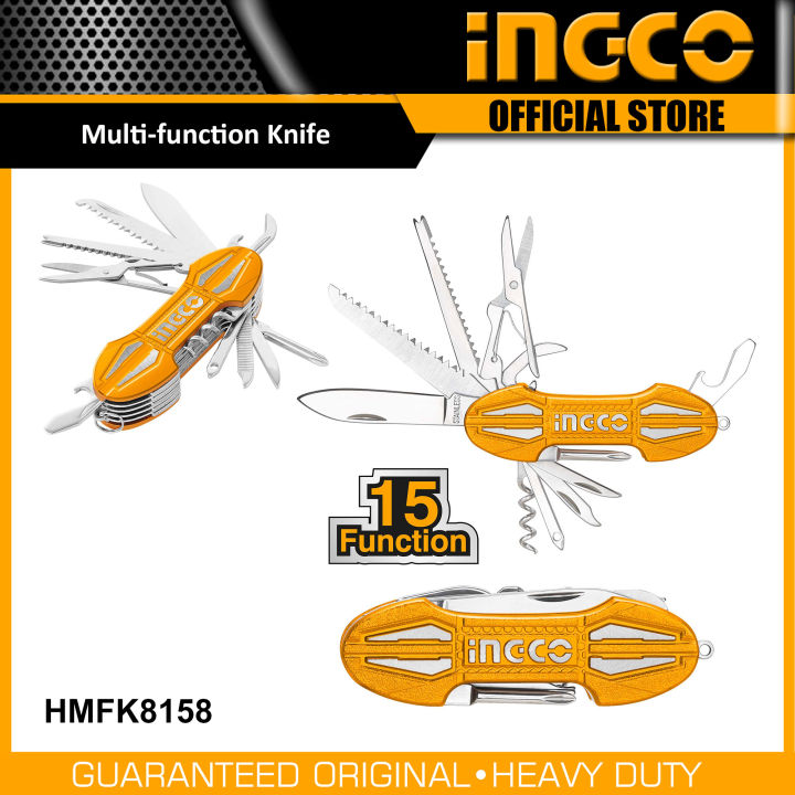 INGCO Multifunction Knife 15 Functions HMFK8158 IHT | Lazada PH