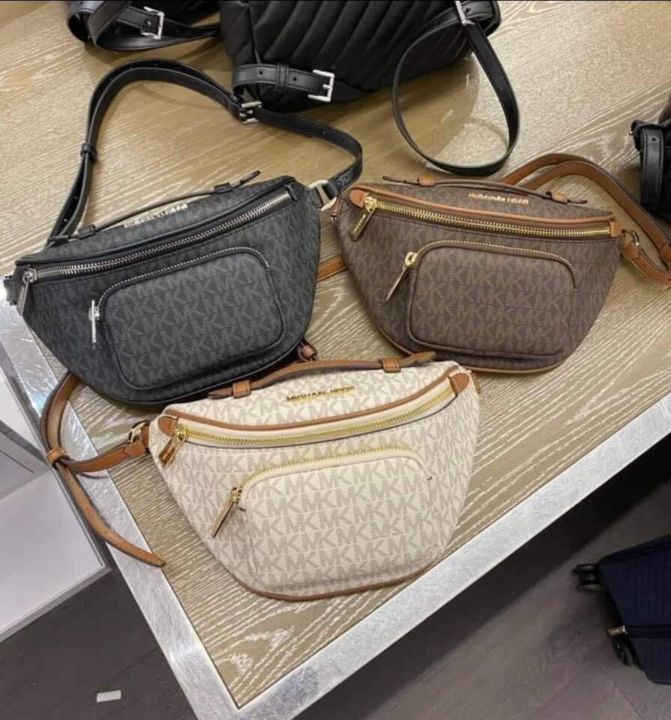 Michael Kors Erin XS Erin Belt Bag Waist Pack in Monogram Signature ...