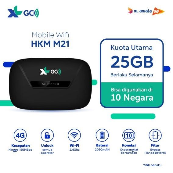 Modem Wifi XL Go IZI HKM M21 / Mifi Orbit N1 | Lazada Indonesia