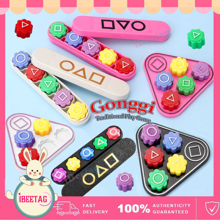 1 Set Squid Game Gonggi Jackstone Catching Toy 3D Printing Traditional ...