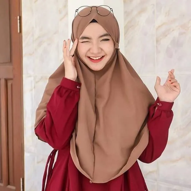 KHIMAR MARYAM/BERGO MARYAM WOLFIS L/JILBAB WOLFIS TALI NON PET/HIJAB ...