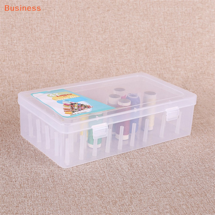 BI Sewing Thread Storage Box 42 Pieces Spools Bobbin Carrying Case ...