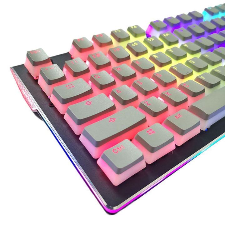 HyperX Pudding Keycaps - Double Shot PBT Keycap Set With Translucent ...