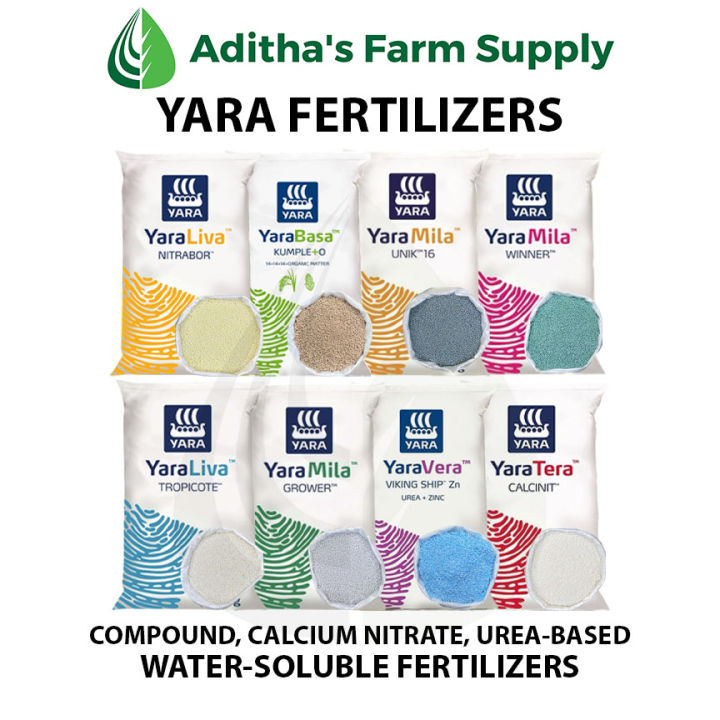 Yara Granular Fertilizers (Nitrabor, Kumpleto, Unik 16, Winner ...
