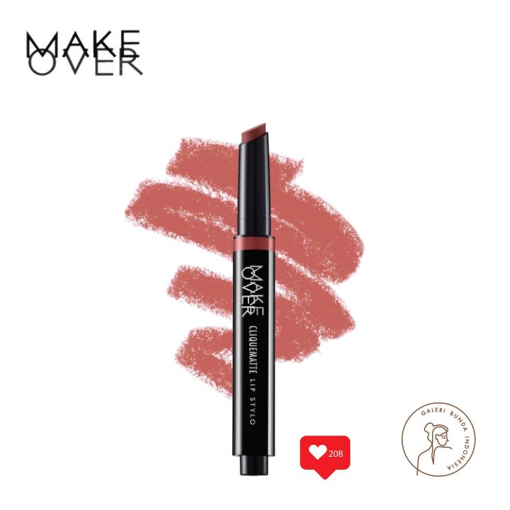 MAKE OVER CLIQUEMATTE LIP STYLO 210 HOTSHOT | Lazada Indonesia