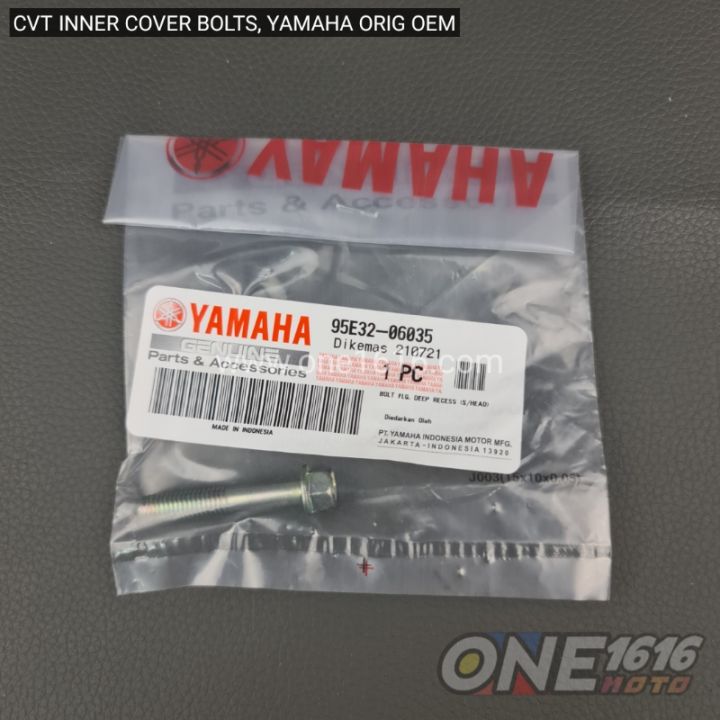YAMAHA GENUINE CRANKCASE INNER BOLTS DEEP RECESS 95E32-06035 FOR NMAX ...