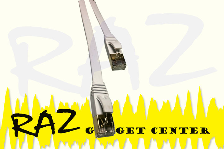 50 Meters Flat Cat7 Ethernet Cable RJ45 Network Cable SSTP Lan Cable ...