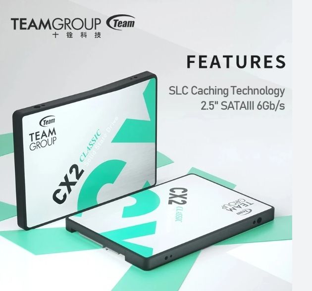 SSD TEAMGROUP CX2 256GB,512GB ,1TB ,2TB SATA รับประกัน 3 ปี | Lazada.co.th