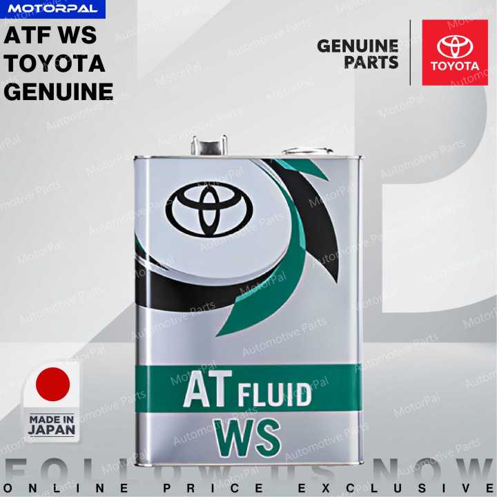 ORIGINAL GENUINE TOYOTA ATF WS AUTO TRANSMISSION FLUID GEAR OIL VIOS ...