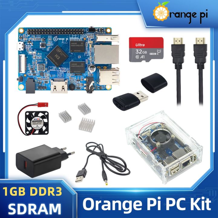 Orange Pi PC Board 1GB RAM H3 Quad-Core พร้อม WiFi GPIO CSI กล้องพอร์ตสนับสนุน Android Ubuntu ...