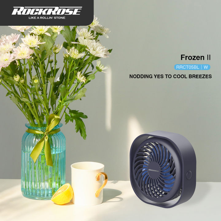 ROCKROSE FROZEN II DESKTOP MINI FAN BLUE | Lazada PH
