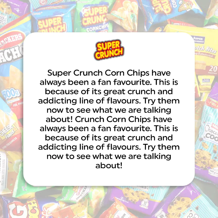 Super Crunch Sweetcorn 55g | Lazada PH