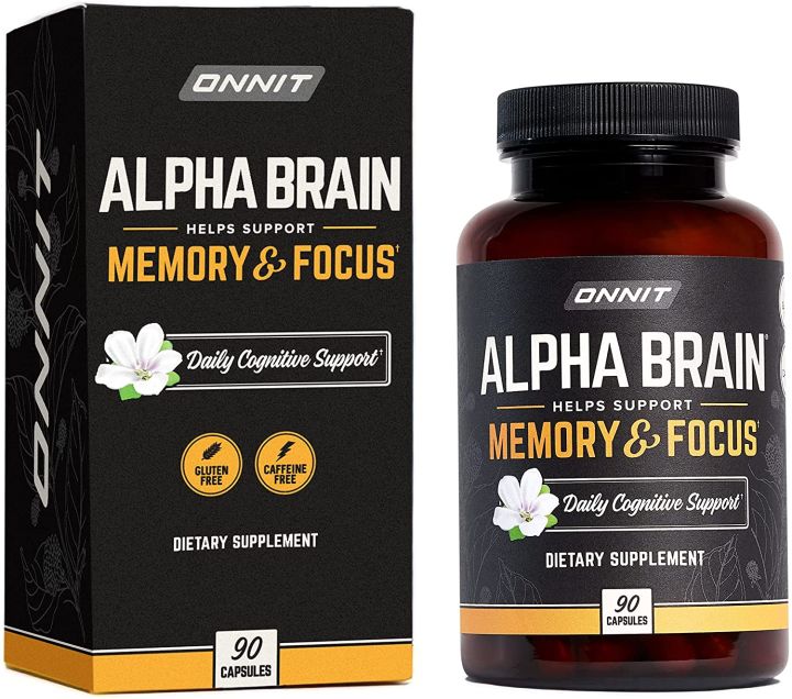 EXPIRY 03/2024 ONNIT Alpha Brain Daily Cognitive Support Helps Support ...