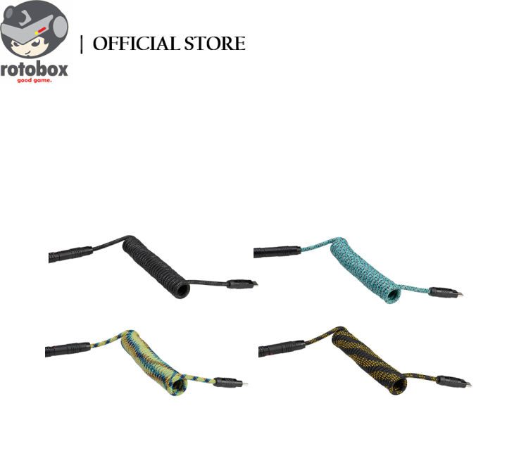 Wooting Detachable USB-C Coiled/Straight Cable Set | Lazada PH