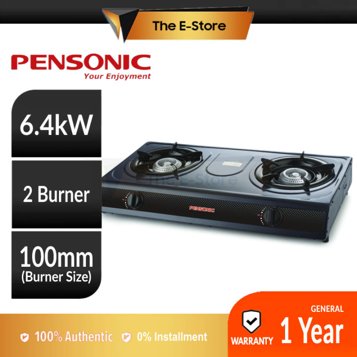 Pensonic 2 Burner Gas Cooker | PGC-26N (Gas Stove Dapur Gas Hob Murah ...
