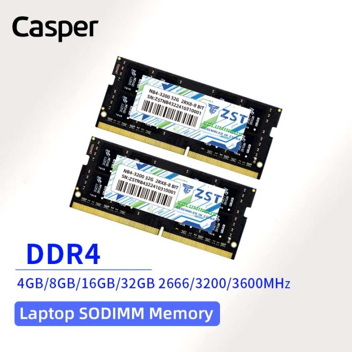 Casper DDR4 RAM โน๊ตบุ๊ค 4GB 8GB 16GB 32GB 2666/3200MHz 1.2v 260PIN ...