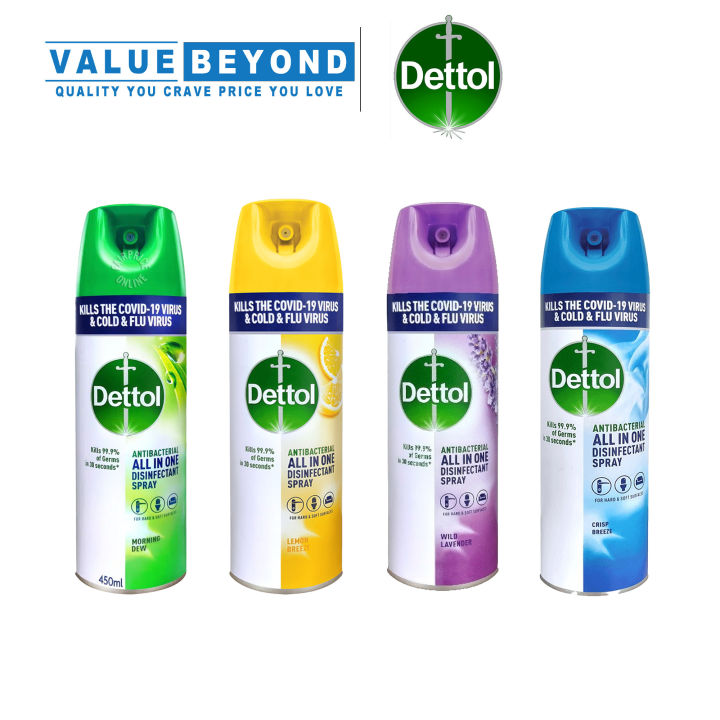 Dettol All In One Disinfectant Spray 450ml (SG Packing) | Lazada Singapore