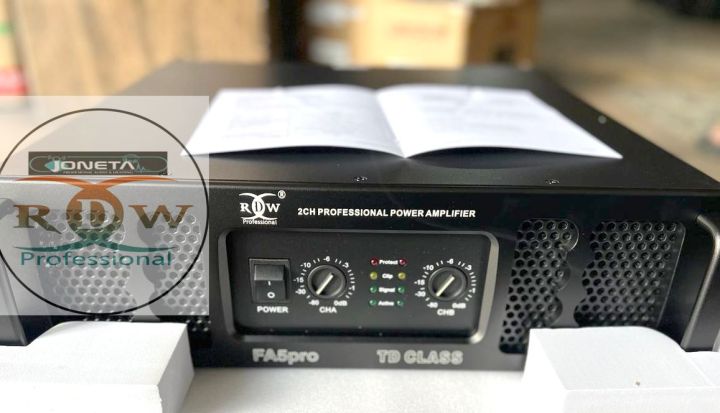 POWER AMPLIFIER FA5PRO/FA 5 PRO CLASS H 2CH ORIGINAL RDW | Lazada Indonesia