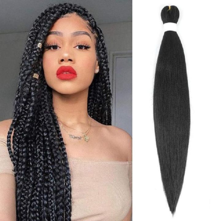 New Type Long Straight Jumbo Ombre Crochet Braids Hair Pre-Stretched EZ ...