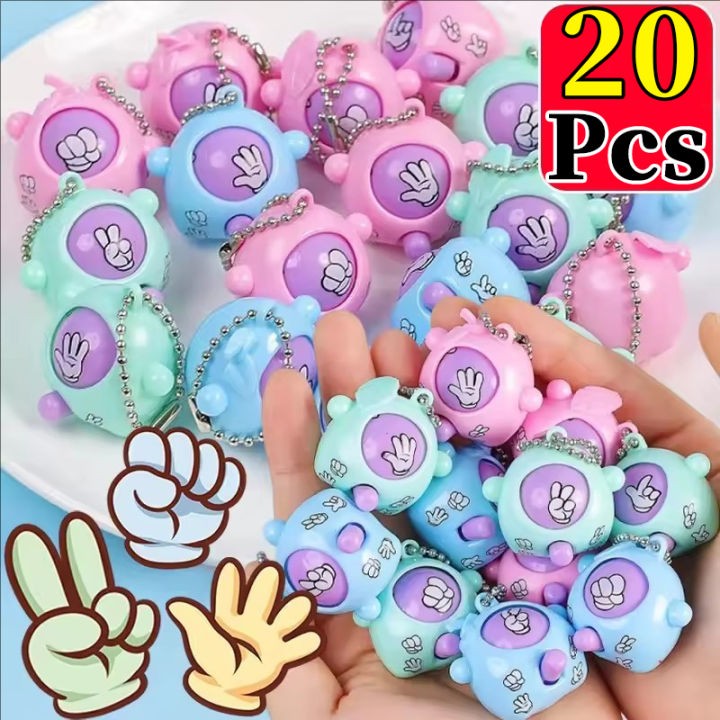 20/10PCS Mini-guessing Egg / Stone Scissors Cloth / Fair Match Machine ...