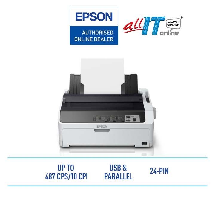 Epson Dotmatrix LQ-590 II Printer 24-Pin Impact Printer High Speed LQ ...