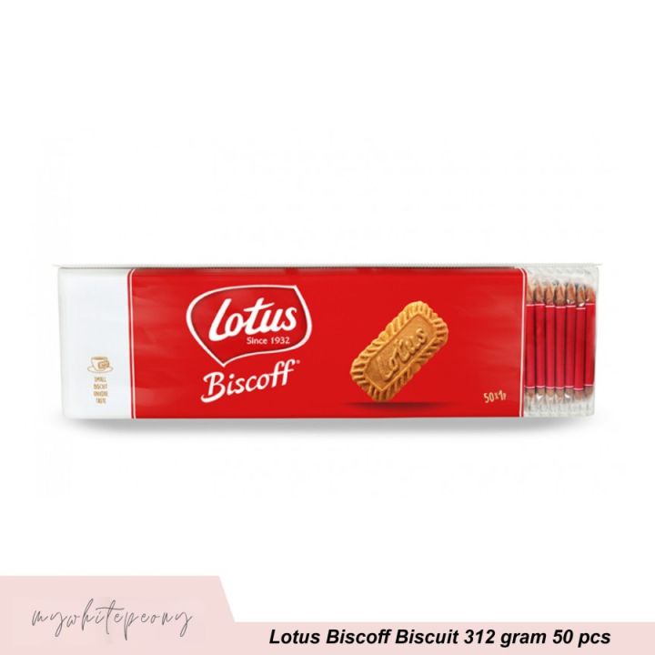 Lotus Biscoff Biscuit 312 gram 50 pcs | Lazada Indonesia