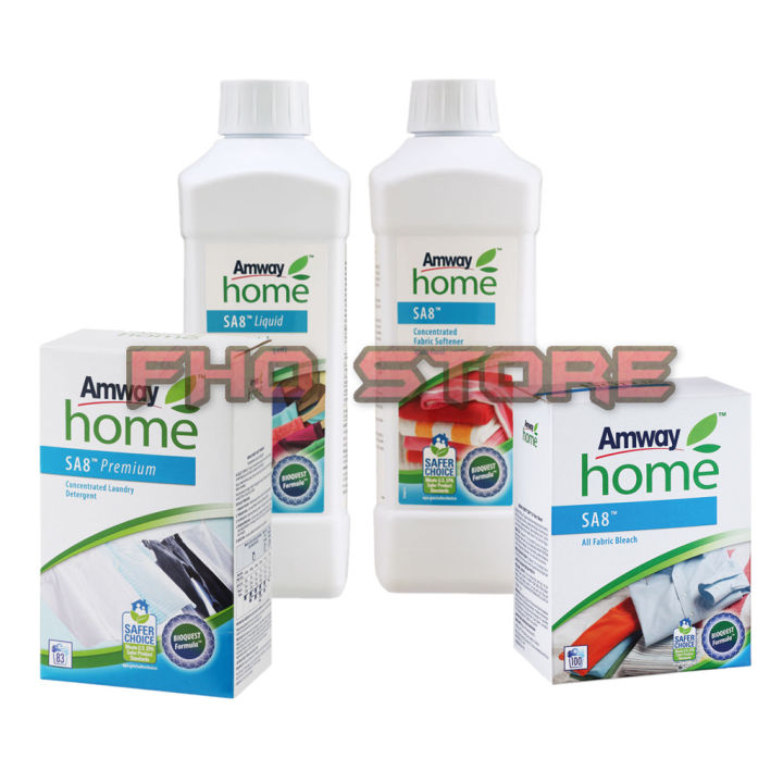 Amway SA8 Concentrated Fabric Softener All Fabric Bleach Premium ...