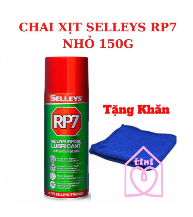 CHAI XỊT SELLEYS RP7 NHỎ 150G tặng kèm khăn đa năng, Chai xịt chống rỉ ...