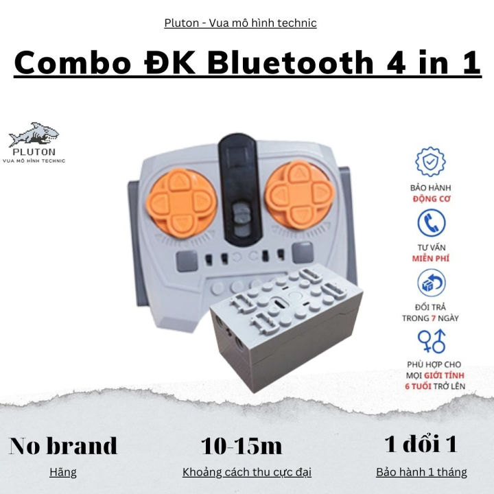 Động cơ điều khiển từ xa Bluetooth 4trong1 - Nguồn sạc phạm vi tối đa ...