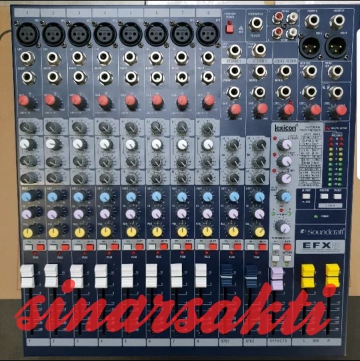 Mixer Soundcraft EFX 8 ( 8 Channel ) | Lazada Indonesia