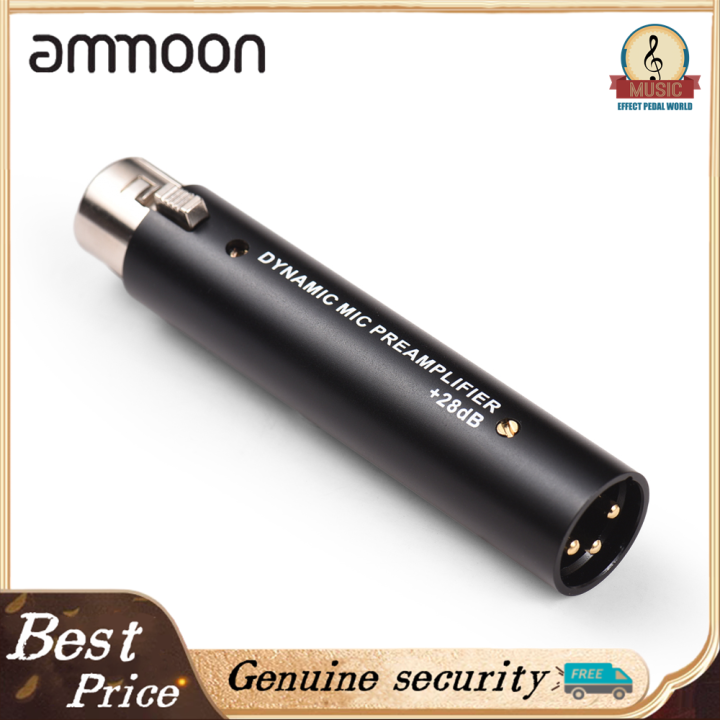 In-line Microphone Pream Low Noise Gain Amplifier XLR Connection Port ...