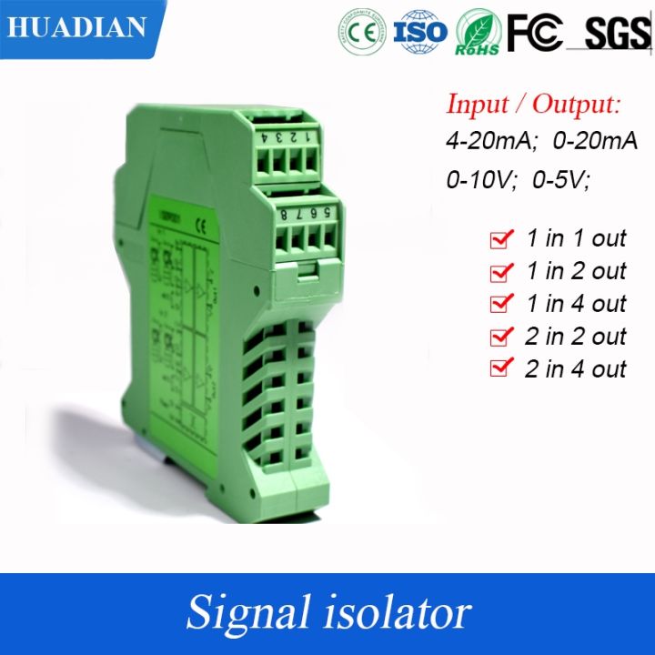 卍☼ 4 20Ma Analog Converter To 0 10V Input Signal Splitter Dc Signal Converter 0 10V 4 To 20Ma ...