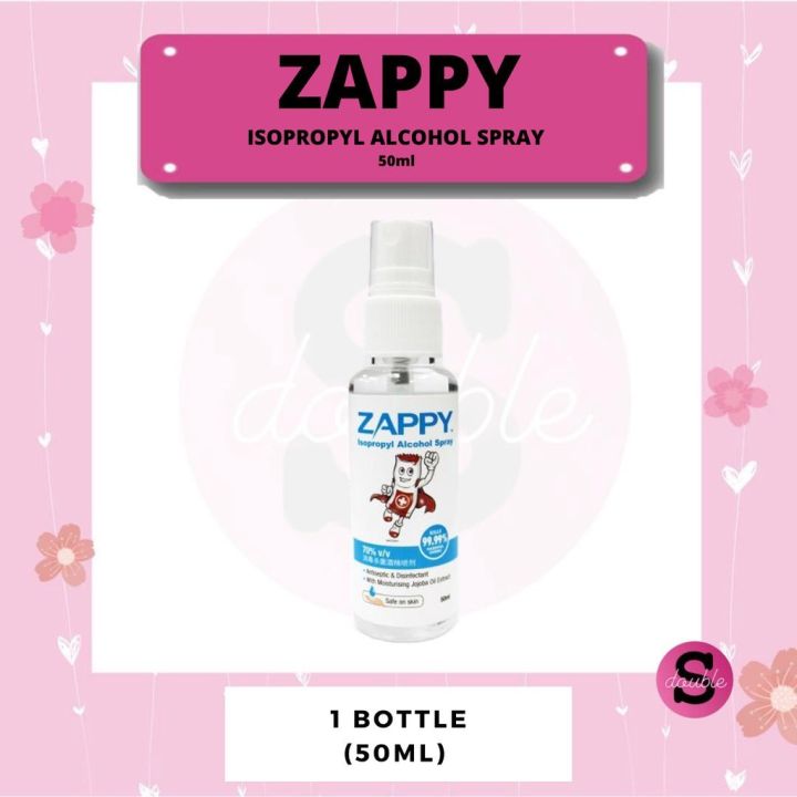 [Bundle of 2]Zappy Isopropyl Alcohol Spray 50ml | Lazada Singapore