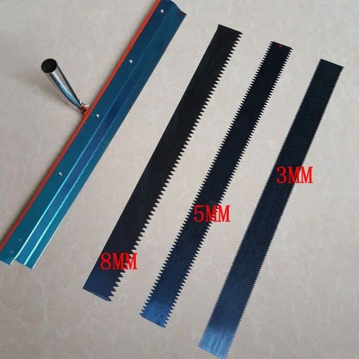 【support】 Stainless Steel Notched Squeegee Epoxy Cement Painting ...