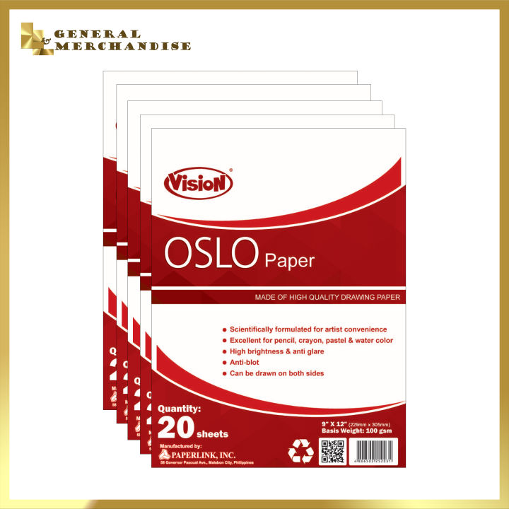 VISION OSLO PAPER 20 sheets / pack | Lazada PH