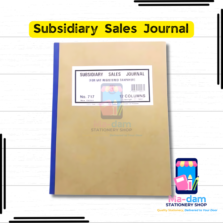 VAT Subsidiary Book, Accounting Ledger, Books of Account | Lazada PH